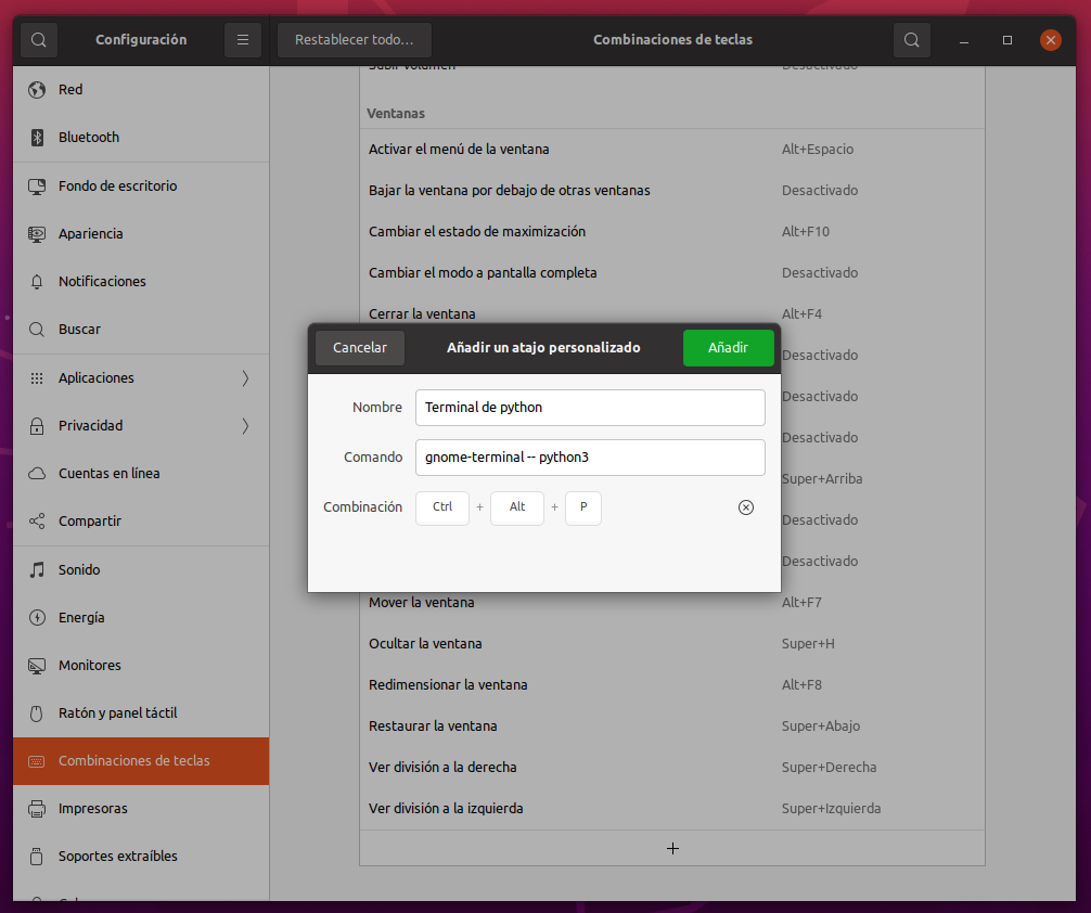 Lanza una terminal Python desde el teclado | Cambia de SO